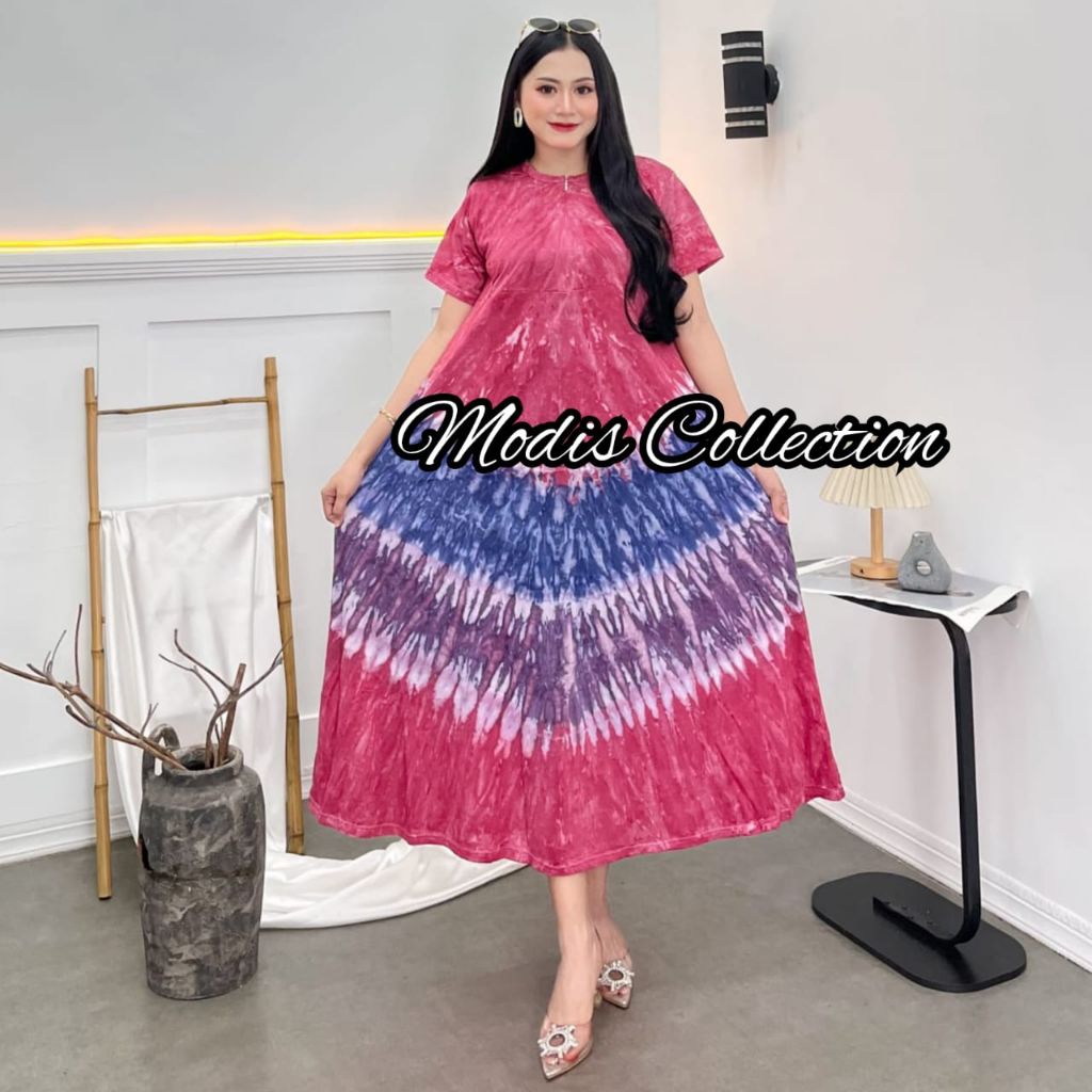 Jual Sekdress Kaos Payung Jumbo Lengan Pendek Panjang Dress Semata Kaki ...