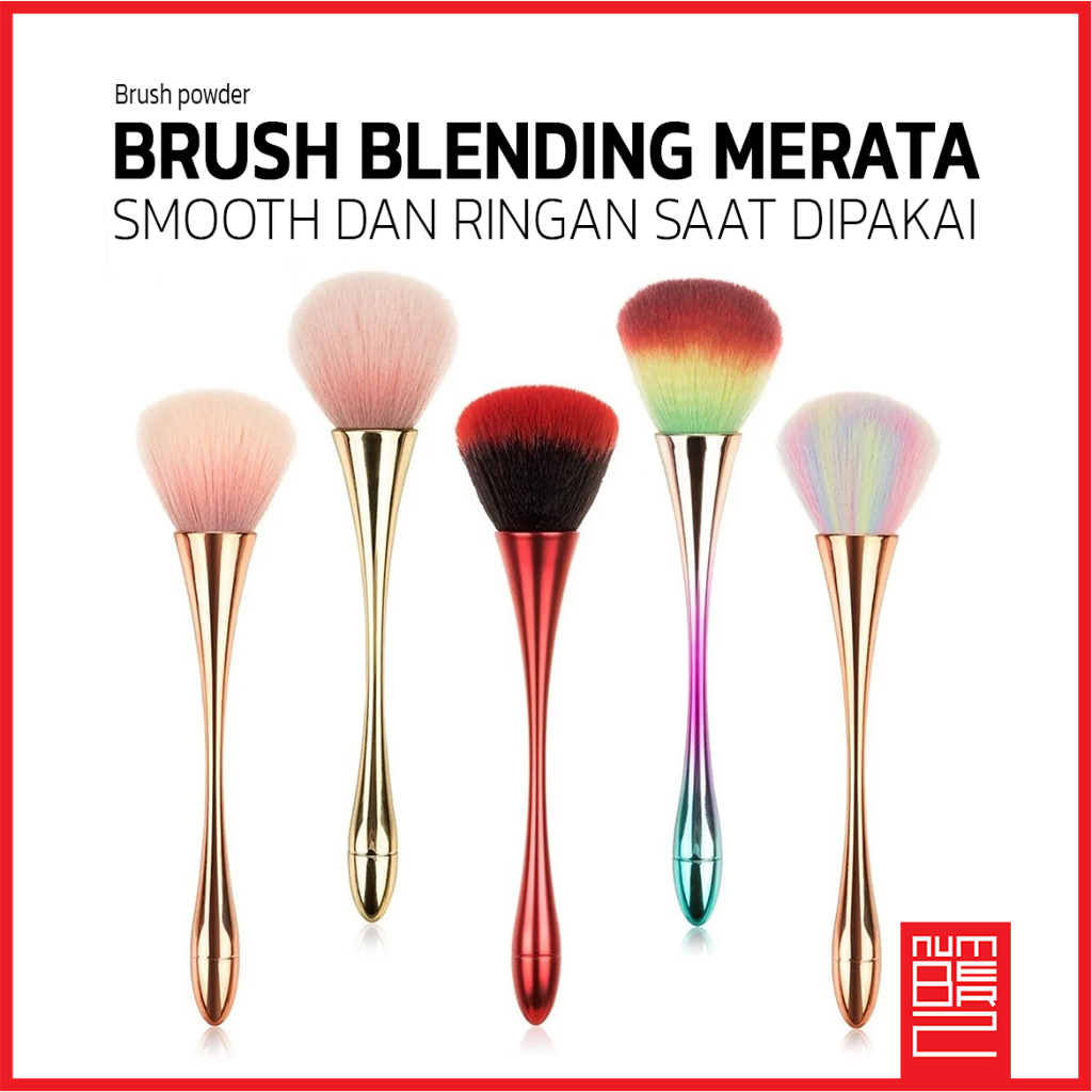 Jual Brush powder blush on blending untuk bedak tabur make up wajah ...
