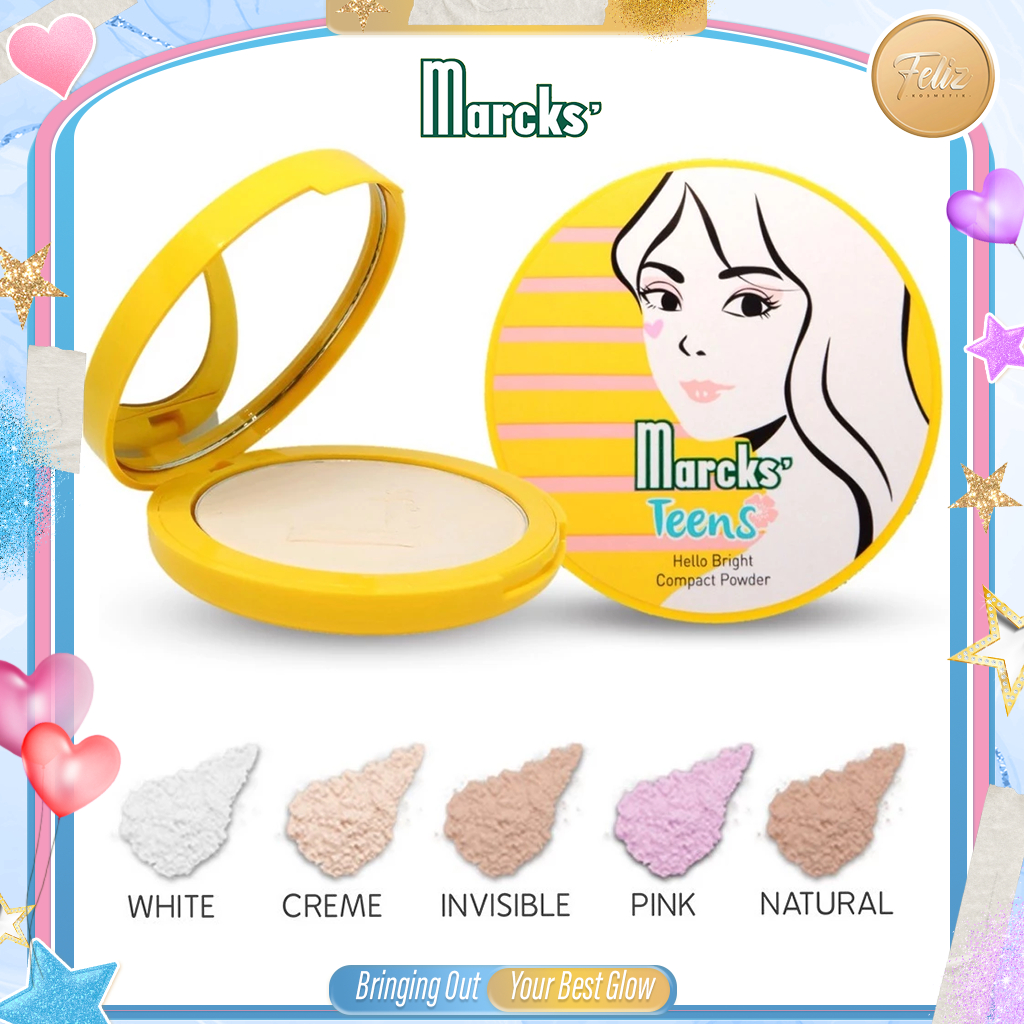 Jual * FELIZ * MARCKS Compact Powder Teens 12gr | Shopee Indonesia