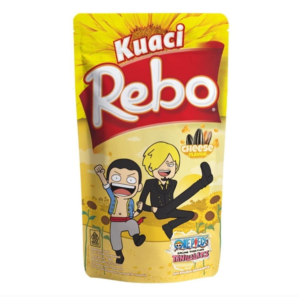 Jual Rebo Kuaci Biji Bunga Matahari Rasa Keju 140 g | Shopee Indonesia