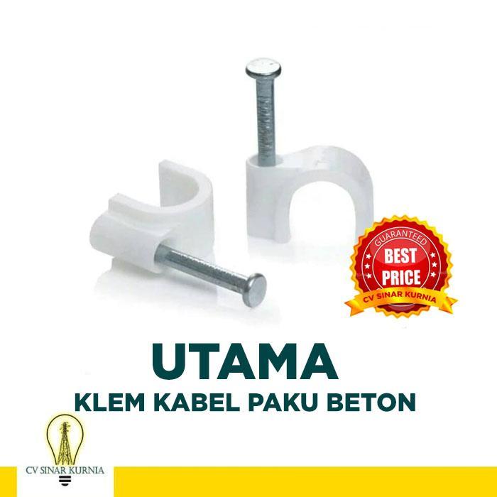 Jual Klem Kabel / Cable Clips / Klem Paku Beton / Klem Paku Baja | Merk ...