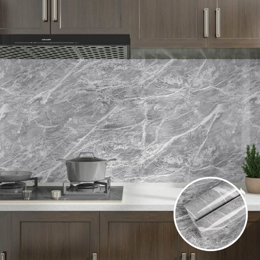 Jual Sticker Kitchen Set dan Stiker Dinding Dapur 3 meter x 60 cm Anti ...