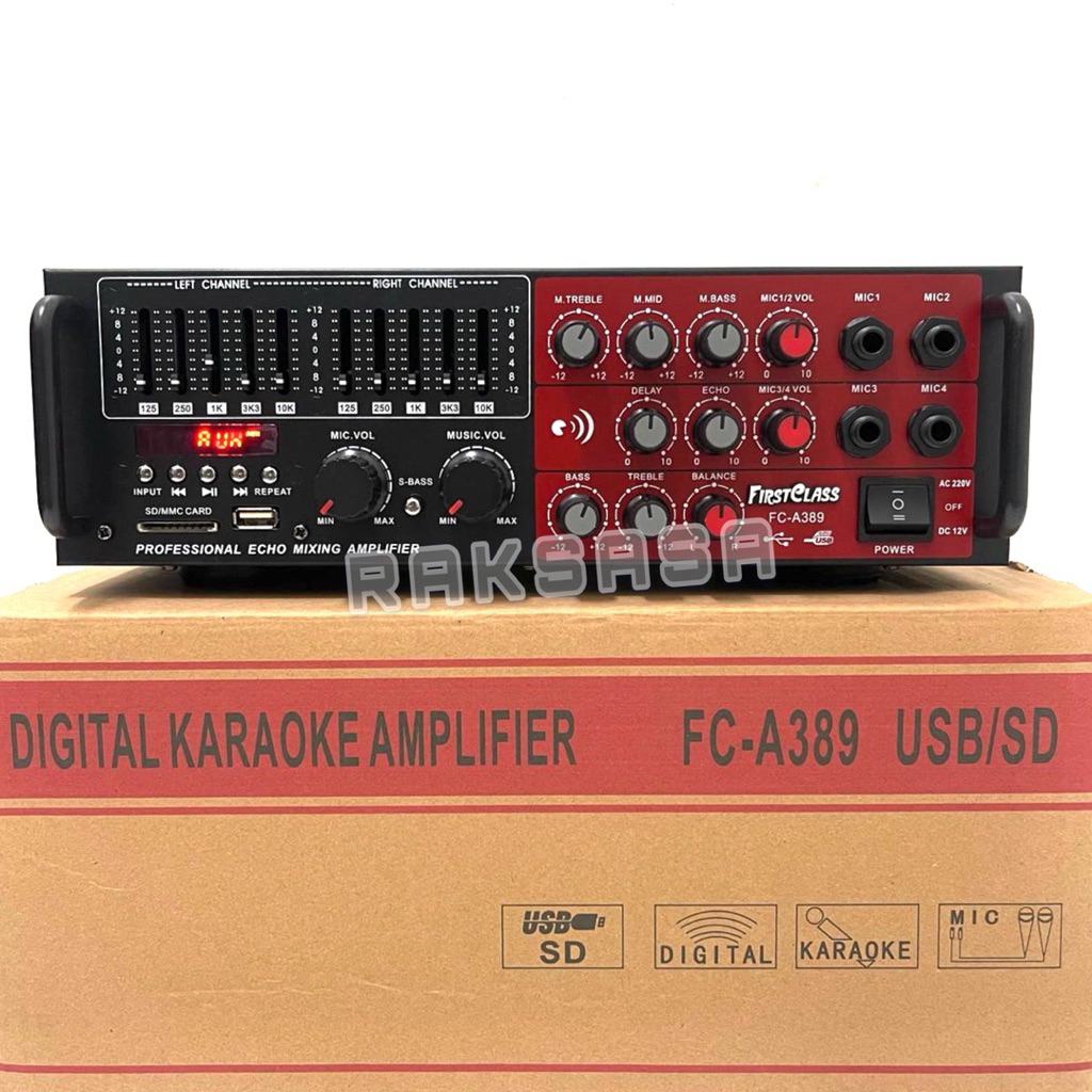 Jual Power amplifier Firstclass FC A389 original firstclass fc a389 ...