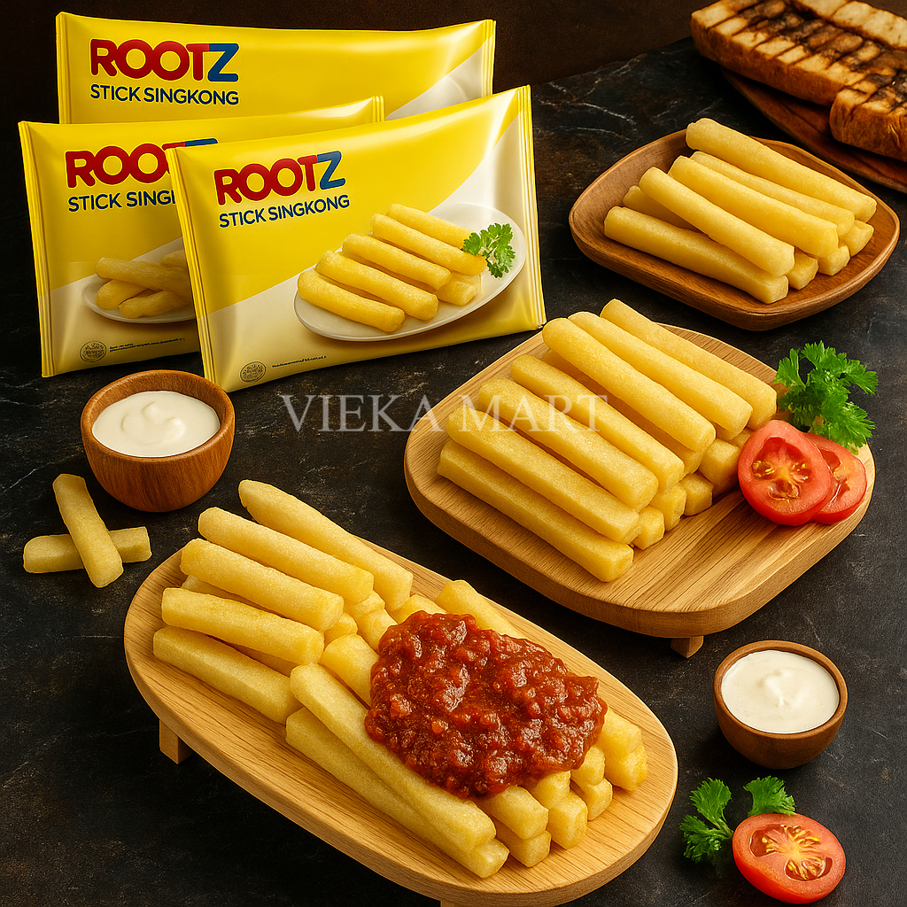 Jual Rootz Crunchy Straight Cut 900g / Stick Singkong Frozen | Shopee ...