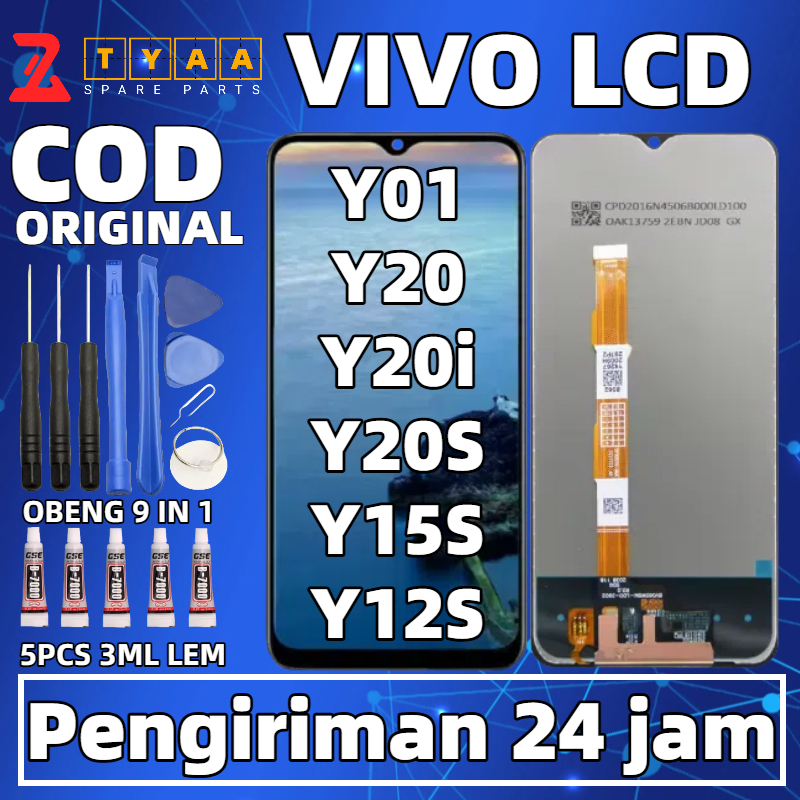 Jual 【ORIGIANL】LCD Touchscreen VIVO Y20/Y20i/Y20S/Y15S/Y12S/Y01 Fullset HP LEM Gratis + Gadansi ...