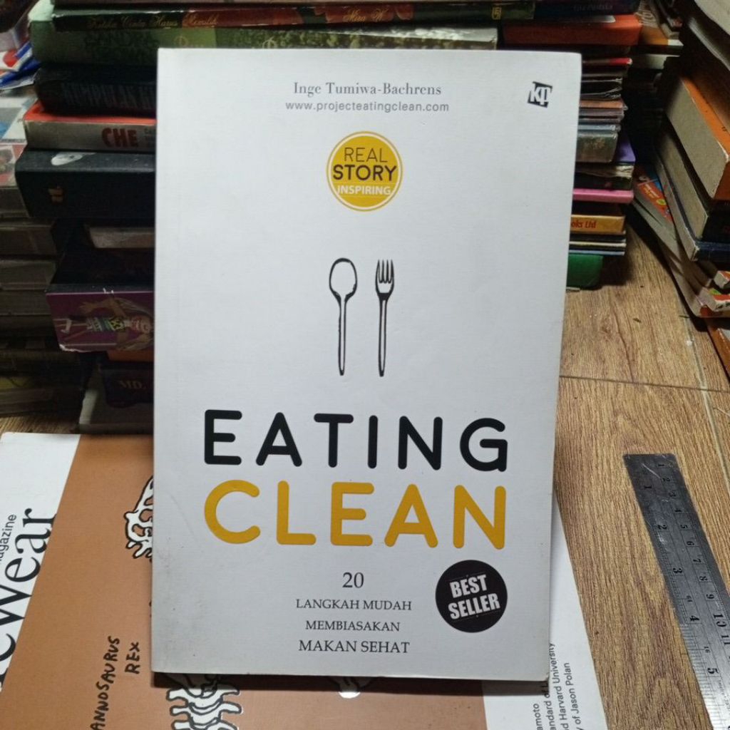 Jual buku original, EATING CLEAN, real story, kondisi baik, used seken ...