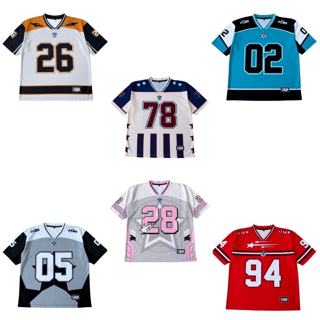 Jual Jersey vintage rugby sublim full printing bahan dry-fit silvertext ...