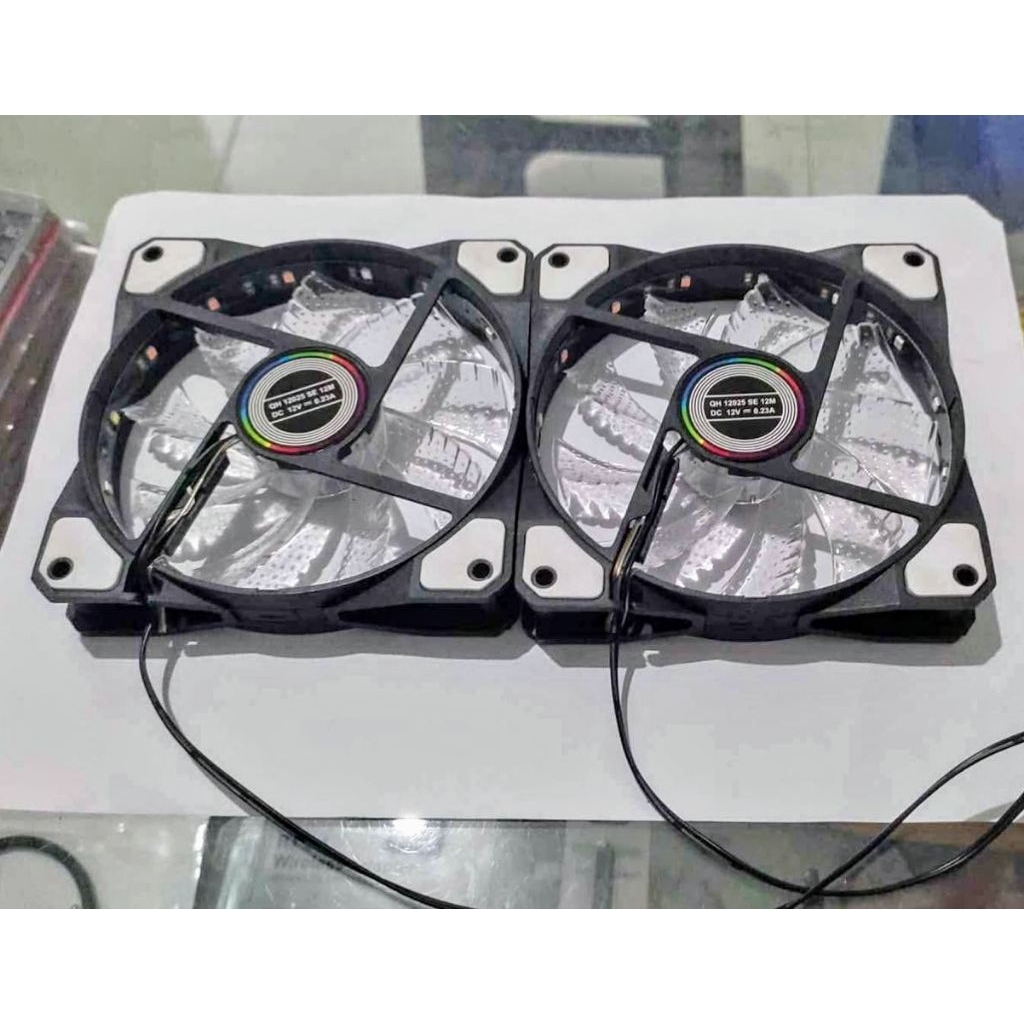 Jual Fan Casing PC 12CM RGB Silent Konektor Molex Free Baut | Shopee ...