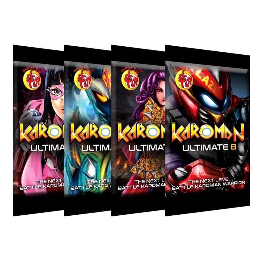 Jual [1Box 30Pcs] New Puzzle Karoman Ultimate 8 The Next Level Battle ...