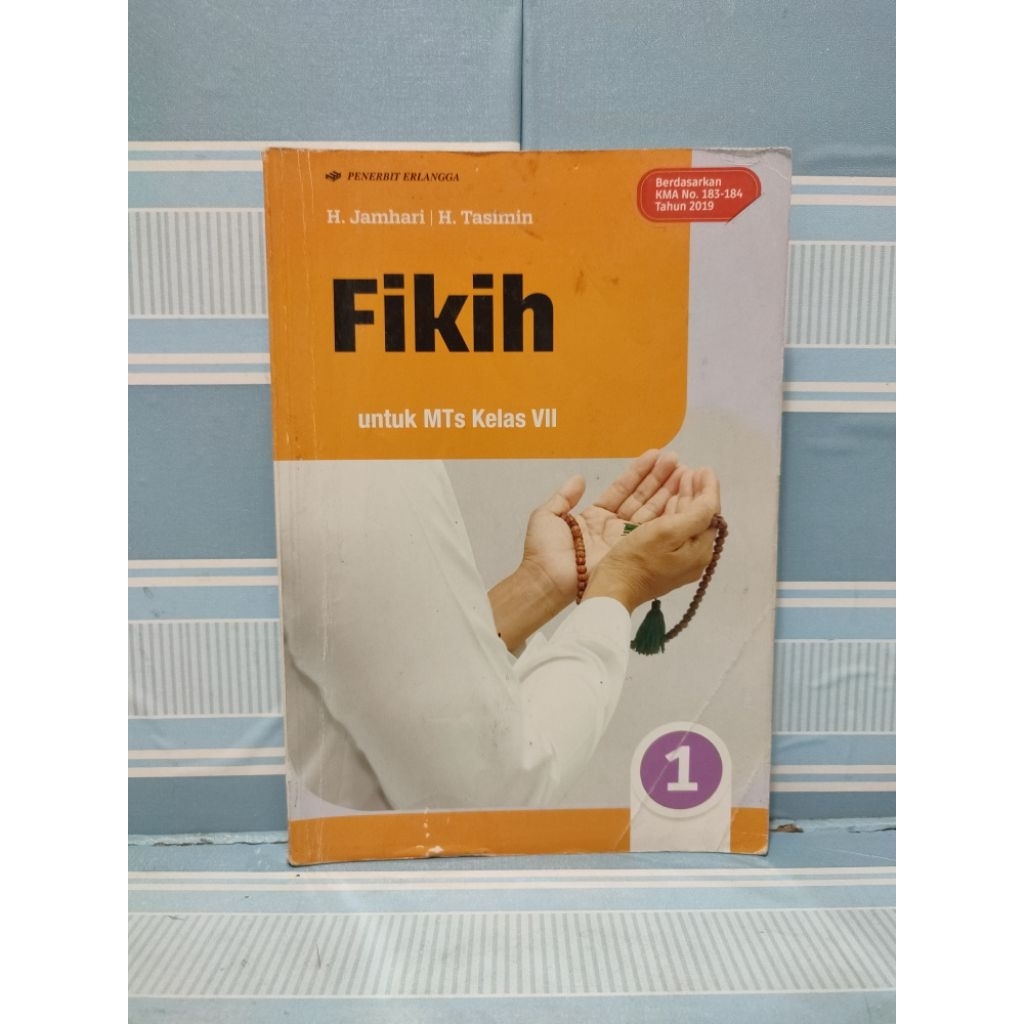 Jual Buku fikih untuk MTS kelas 1 VII 7 kurikulum merdeka erlangga | Shopee Indonesia