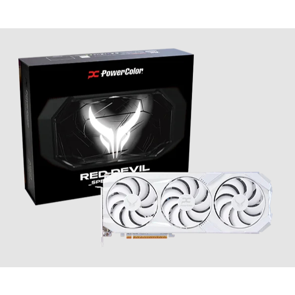 Jual VGA POWERCOLOR RED DEVIL RX 9070 XT SPECTRAL WHITE OC 16GB GDDR6 ...