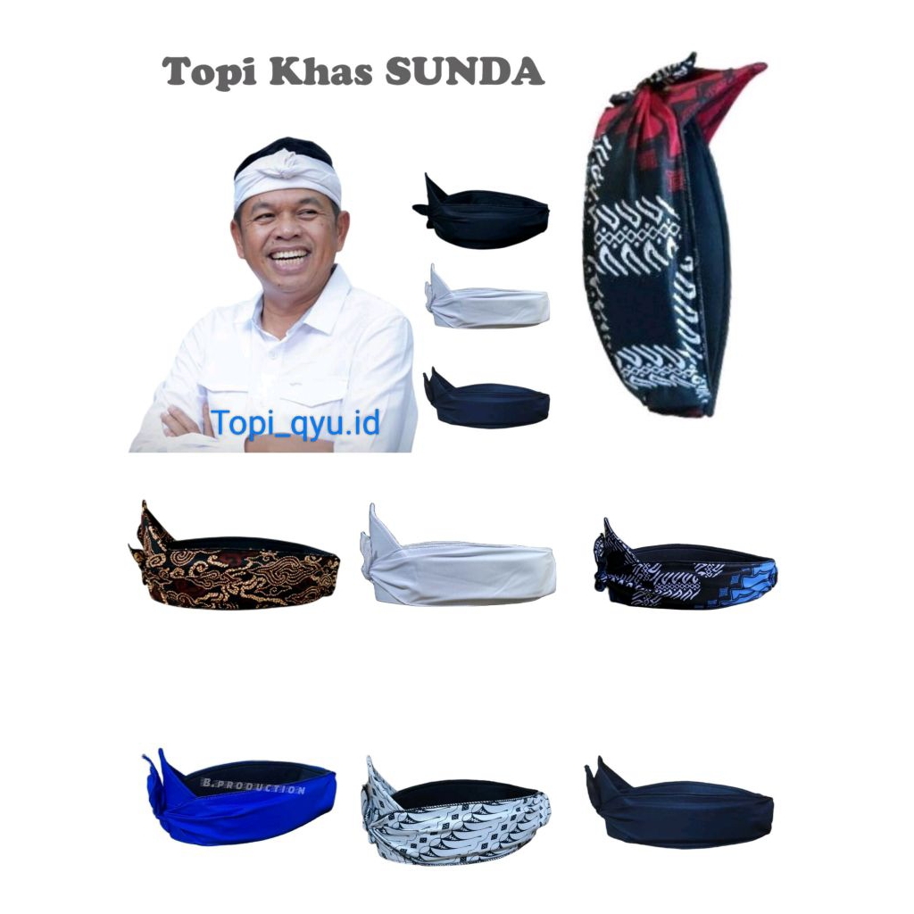 Jual iket blangkon KDM udeng kdm blangkon khas sunda jawa totopeng iket ...