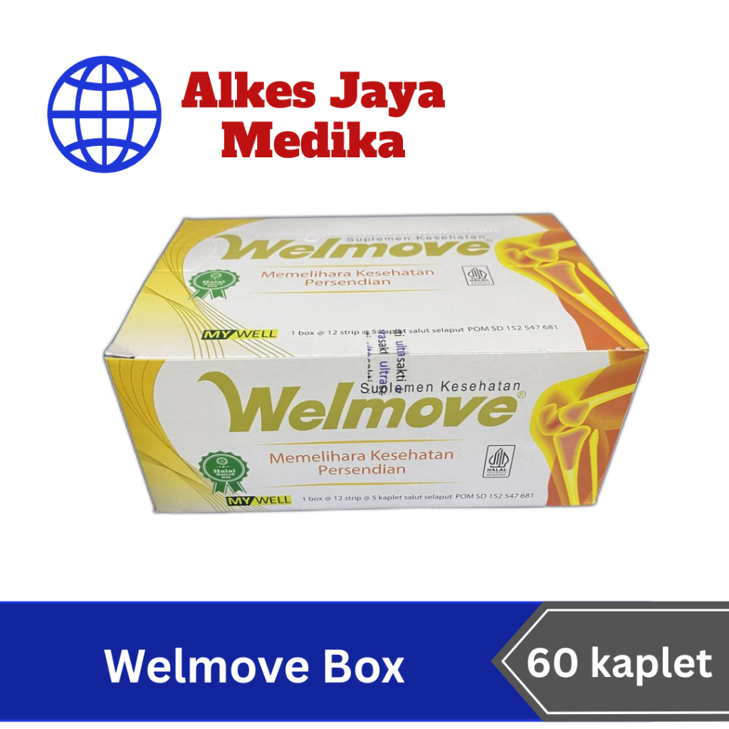 Jual Welmove Box Isi 60 Kaplet - Vitamin Sendi | Shopee Indonesia