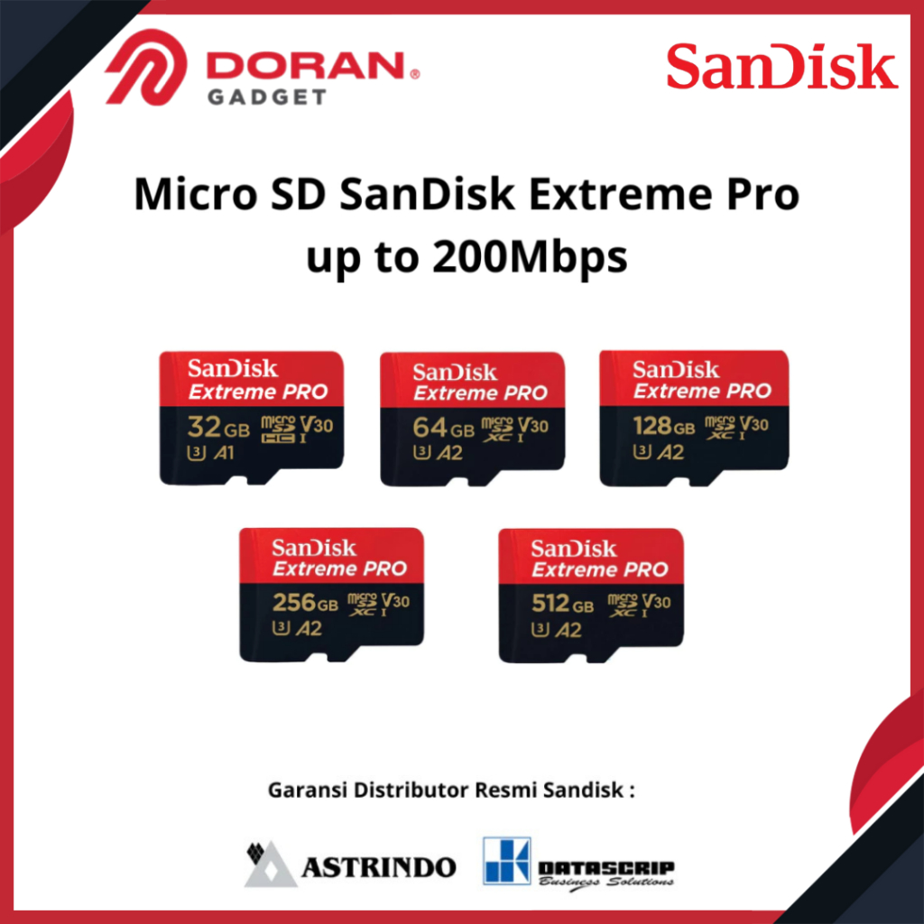 Jual Sandisk Memory Card | Micro SD 64GB | 128GB | 256GB | 512GB ...