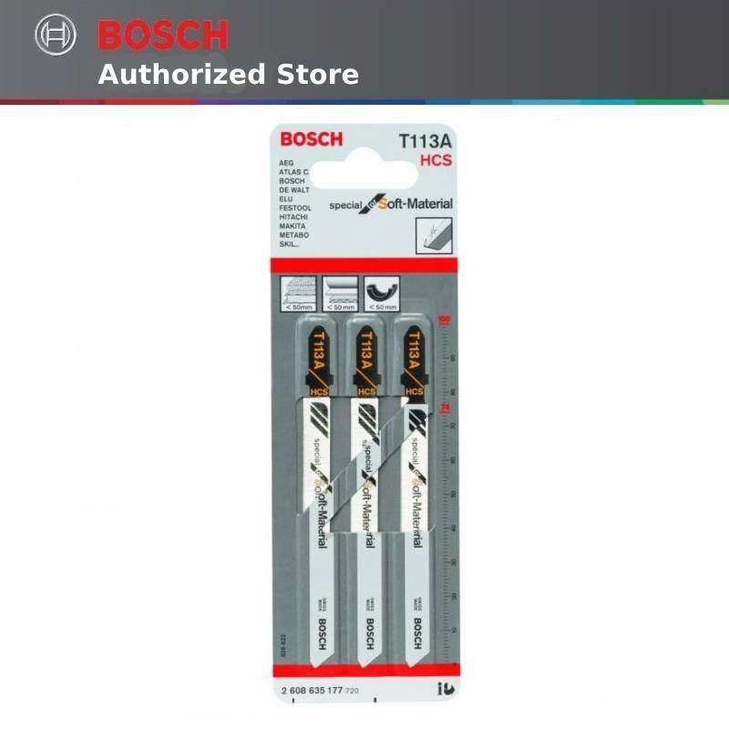 Jual BOSCH Mata Jigsaw T 113 A Special For Soft Material / Mata Gergaji ...