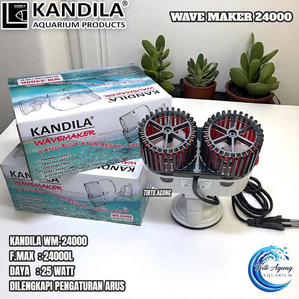 Jual WAVE MAKER KANDILA WM-24000 AQUARIUM DAN KOLAM pembuat arus ombak ...
