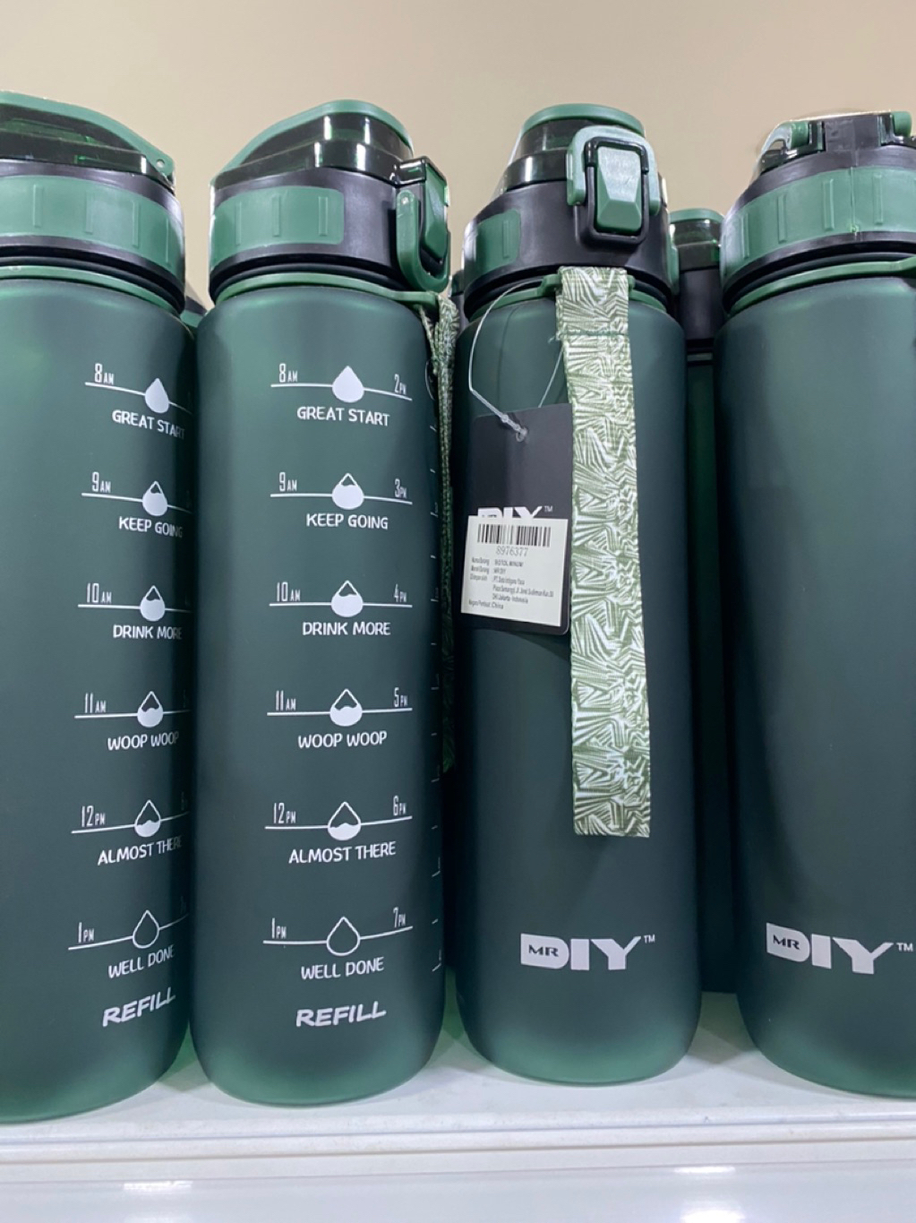 Jual MR DIY - Tumbler Botol Minum 1000 ml / 1 liter - Water Bottle ...