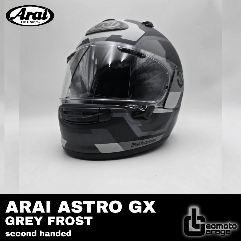 Jual HELM FULL FACE ARAI ASTRO GX GREY FROST (GRATIS KACA PHOTOCHROMIC ARAI) | Shopee Indonesia