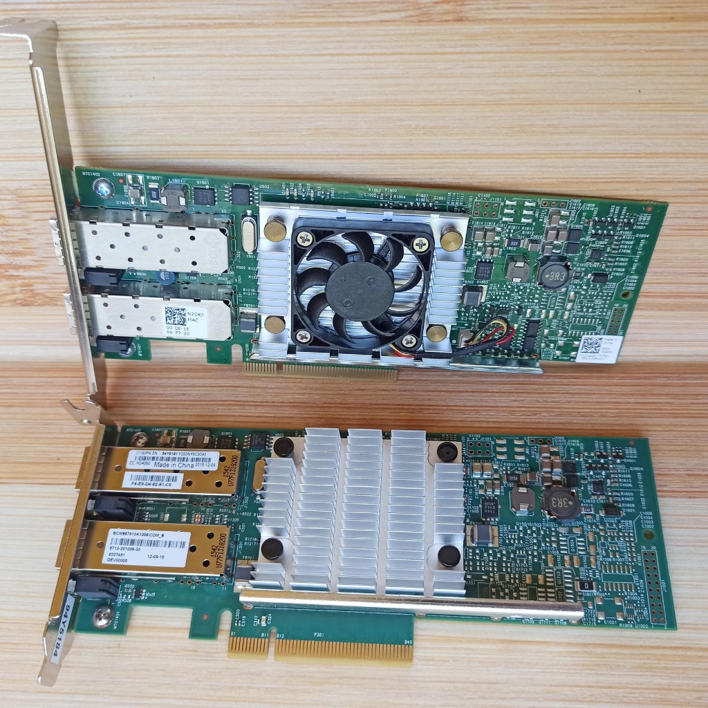 Jual broadcom dual sfp lan card dual 2 Port 10Gb SFP sfp+ adapter ...