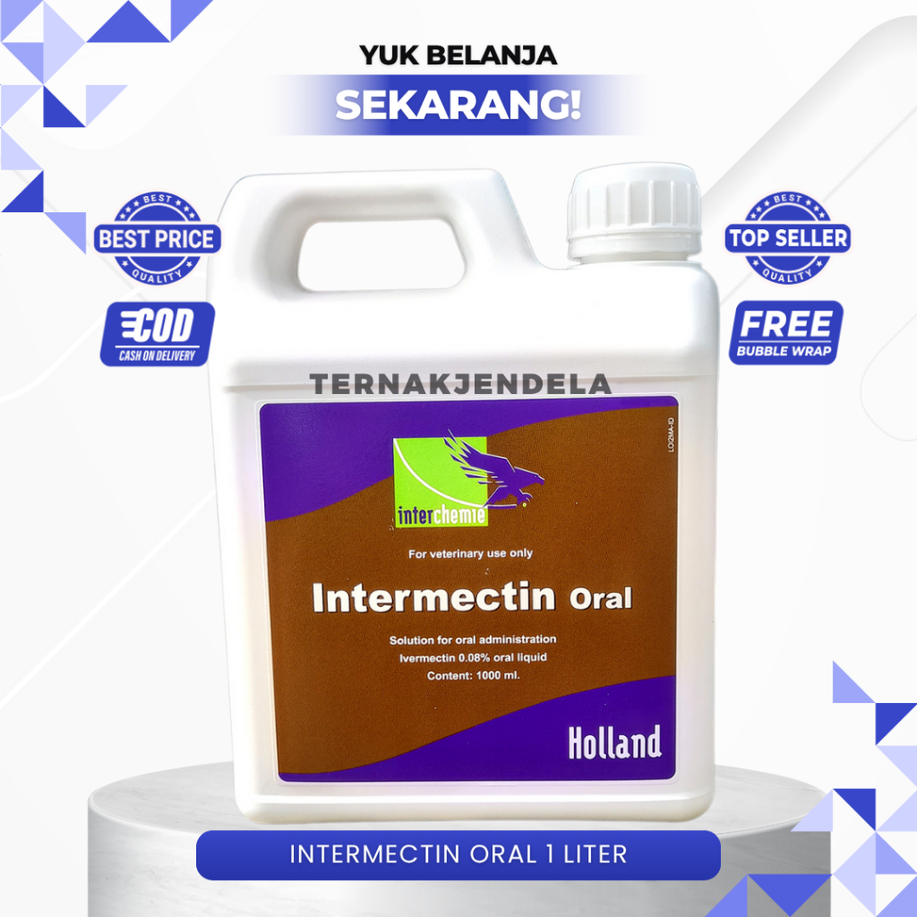 Jual Intermectin Oral 1 LITER - Anti Parasit untuk Ektoparasit dan ...
