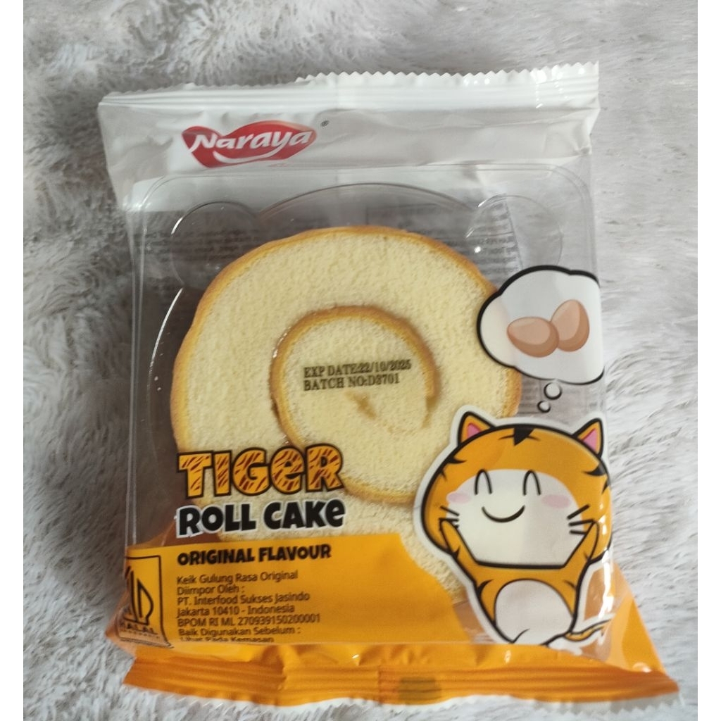 Jual Naraya Tiger Roll Cake/Bolu Gulung 70 gr | Shopee Indonesia