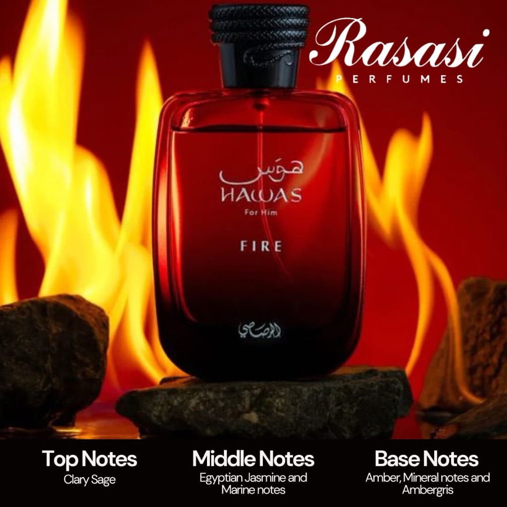 Jual Rasasi Hawas fire original product | Shopee Indonesia