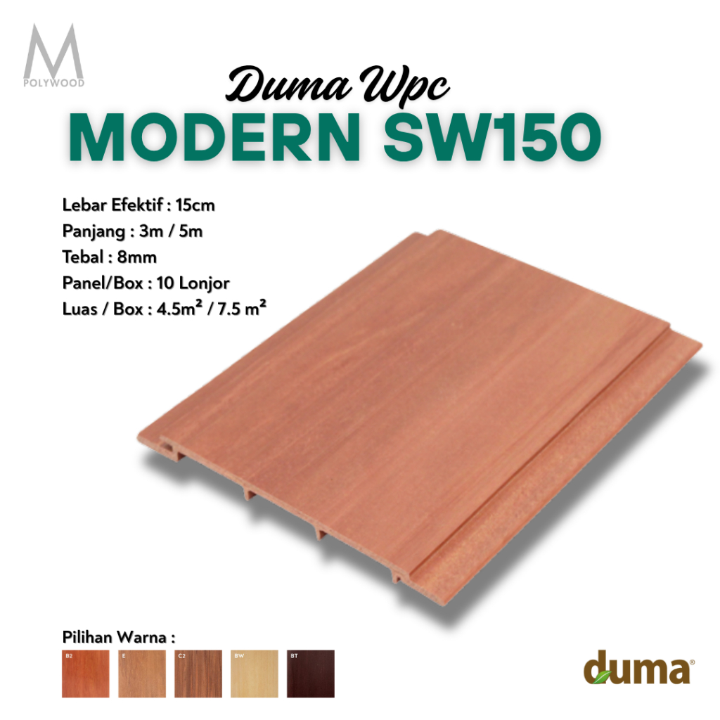 Jual READY STOK - DUMA MODERN SW150 / DUMA WPC (WOOD PLASTIC COMPOSITE ...