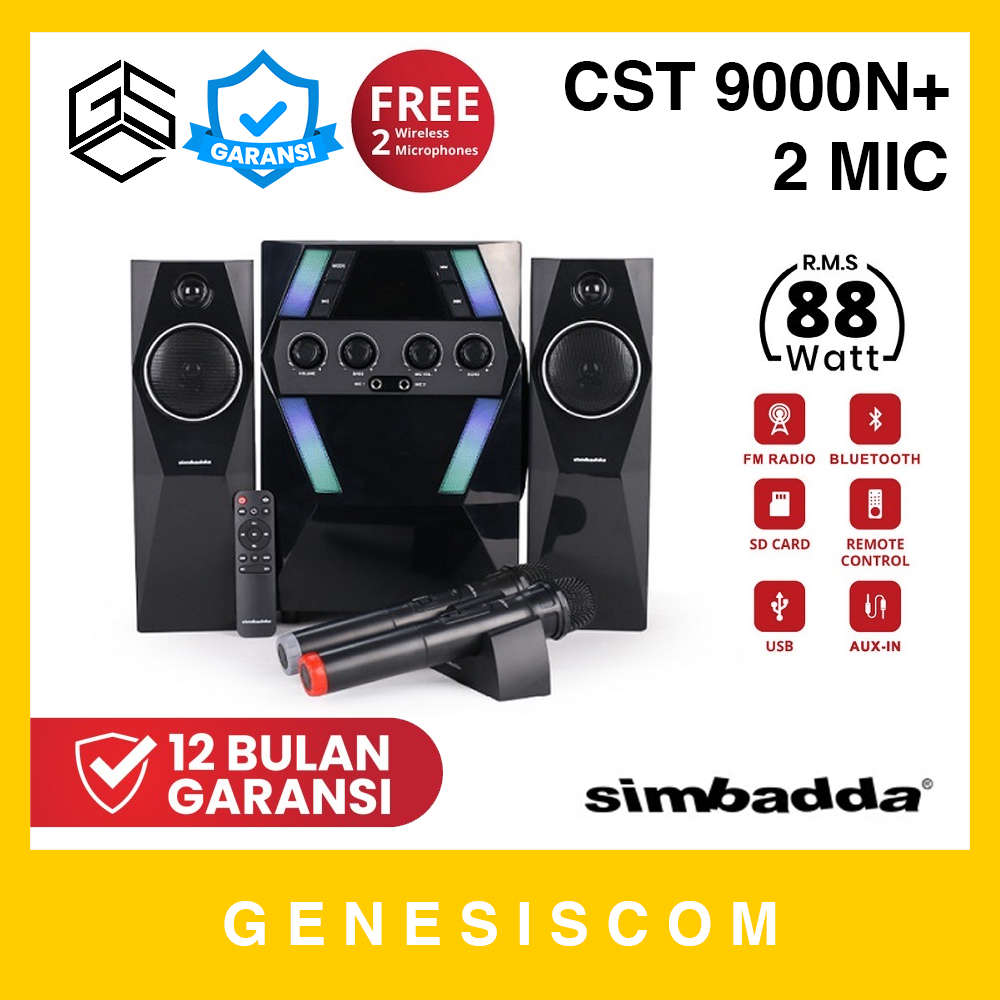 Jual Speaker SIMBADDA CST 9000N+ Bluetooth 2.1 FREE 2 MIC - Multimedia ...