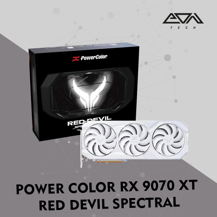 Jual VGA Powercolor AMD Radeon RX 9070 XT Red Devil Spectral White 16GB ...