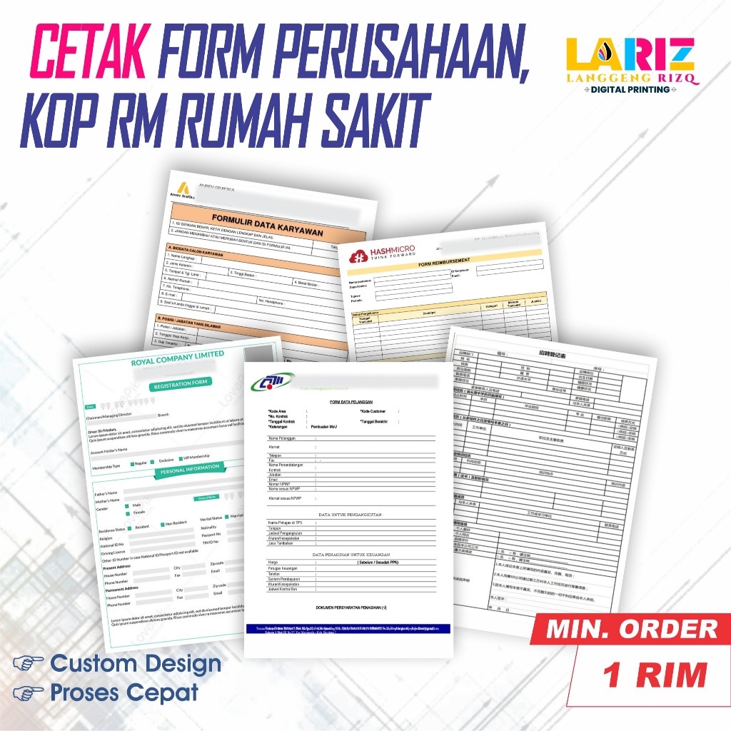 Jual CETAK FORM PERUSAHAAN KOP RM RUMAH SAKIT | Shopee Indonesia