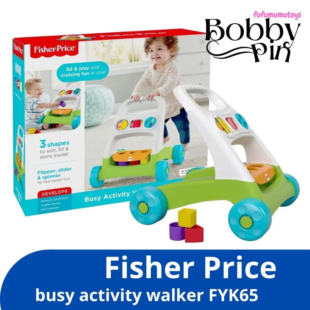 Jual Fisher-Price Busy Activity Walker FYK65 original | Shopee Indonesia