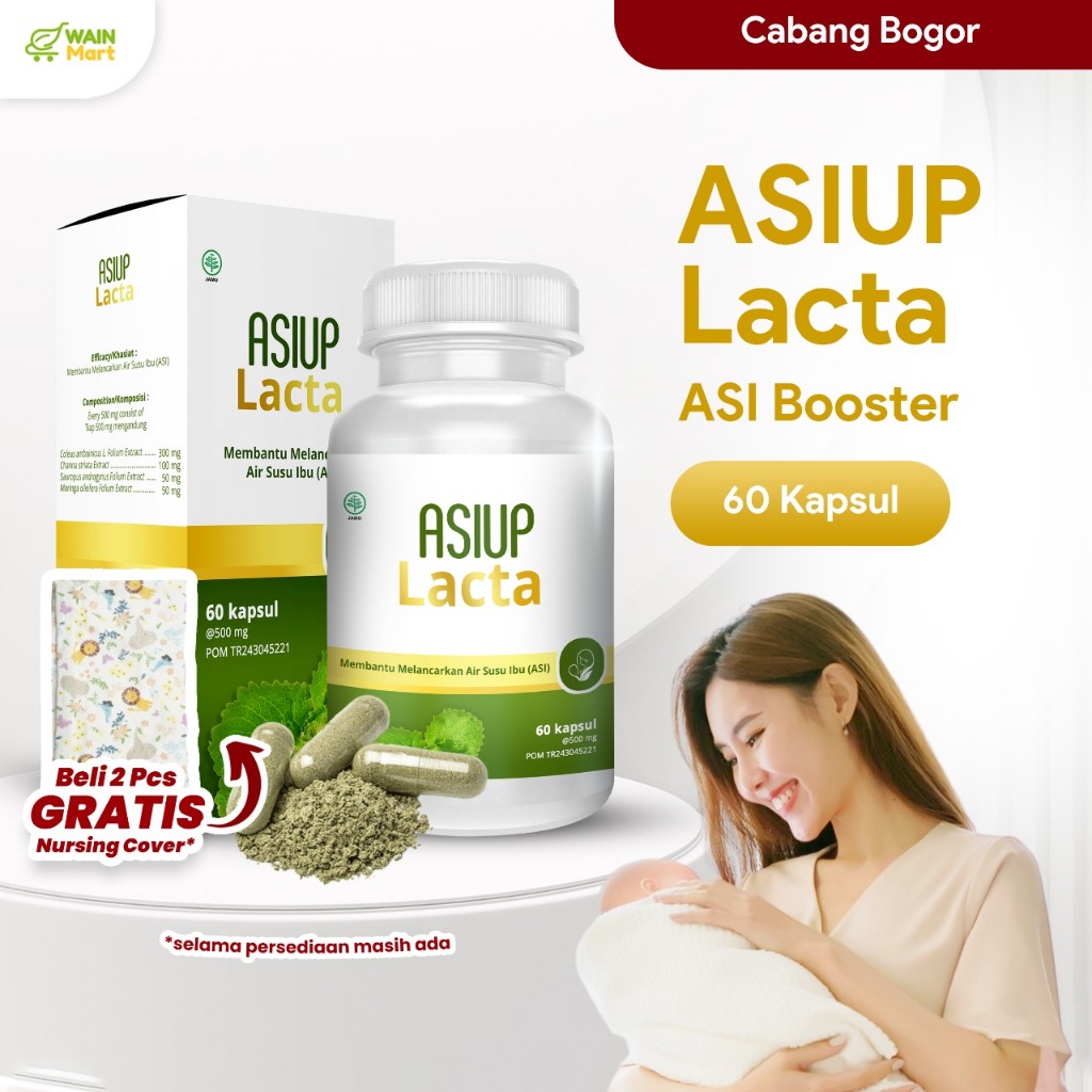 Jual ASI UP LACTA Suplemen Pelancar ASI Booster Lancar Torbangun Herbal ...