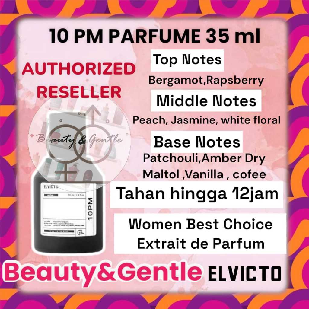 Jual PROMO ELVICTO 10 PM PARFUM 35ml / Extrait De Perfume 10pm / EDP ...