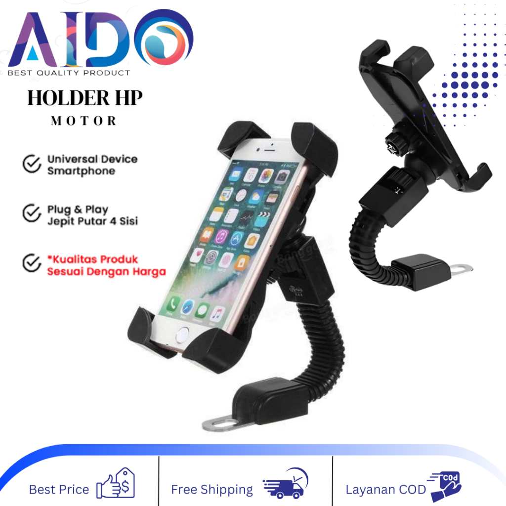 Jual Holder Motor Handphone untuk spion / Tatakan Hp di Sepeda motor ...