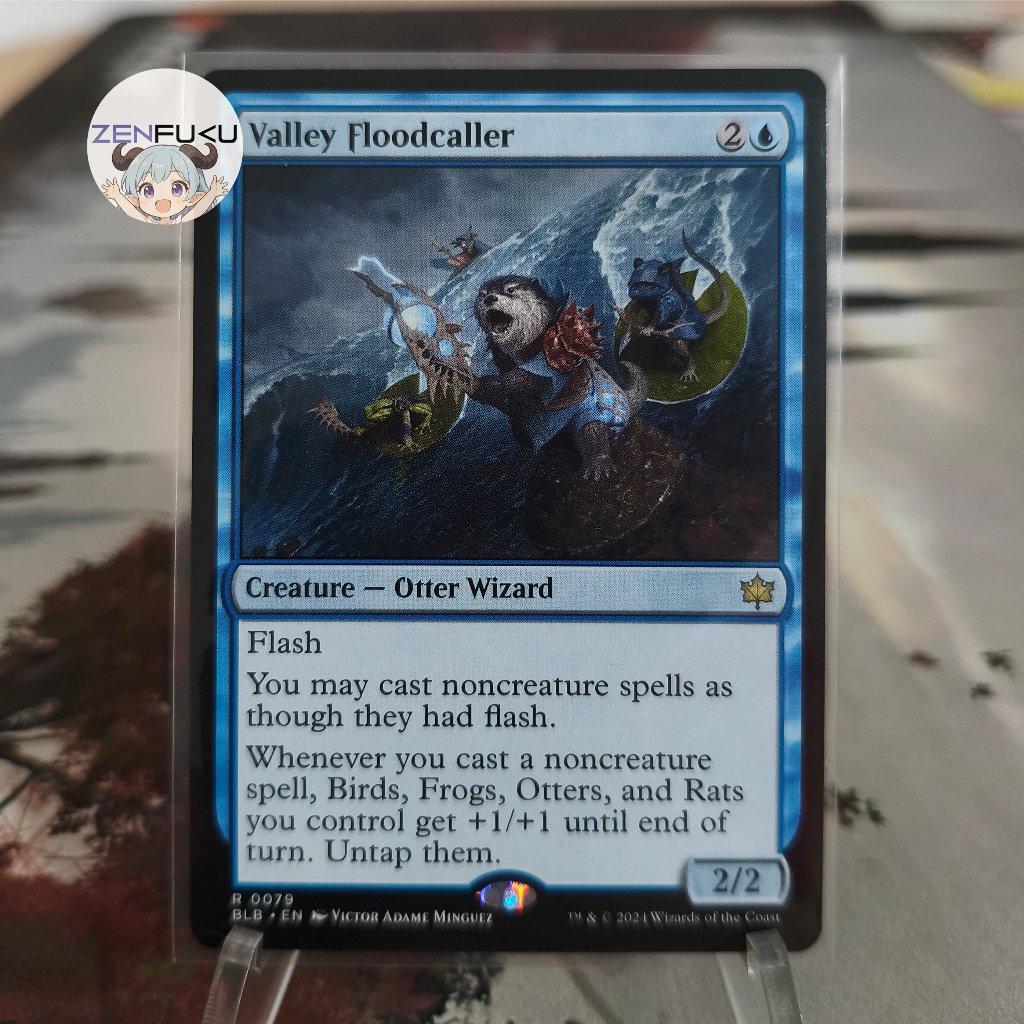 Jual MTG Valley Floodcaller Otter Wizard Magic The Gathering Card BLB ...