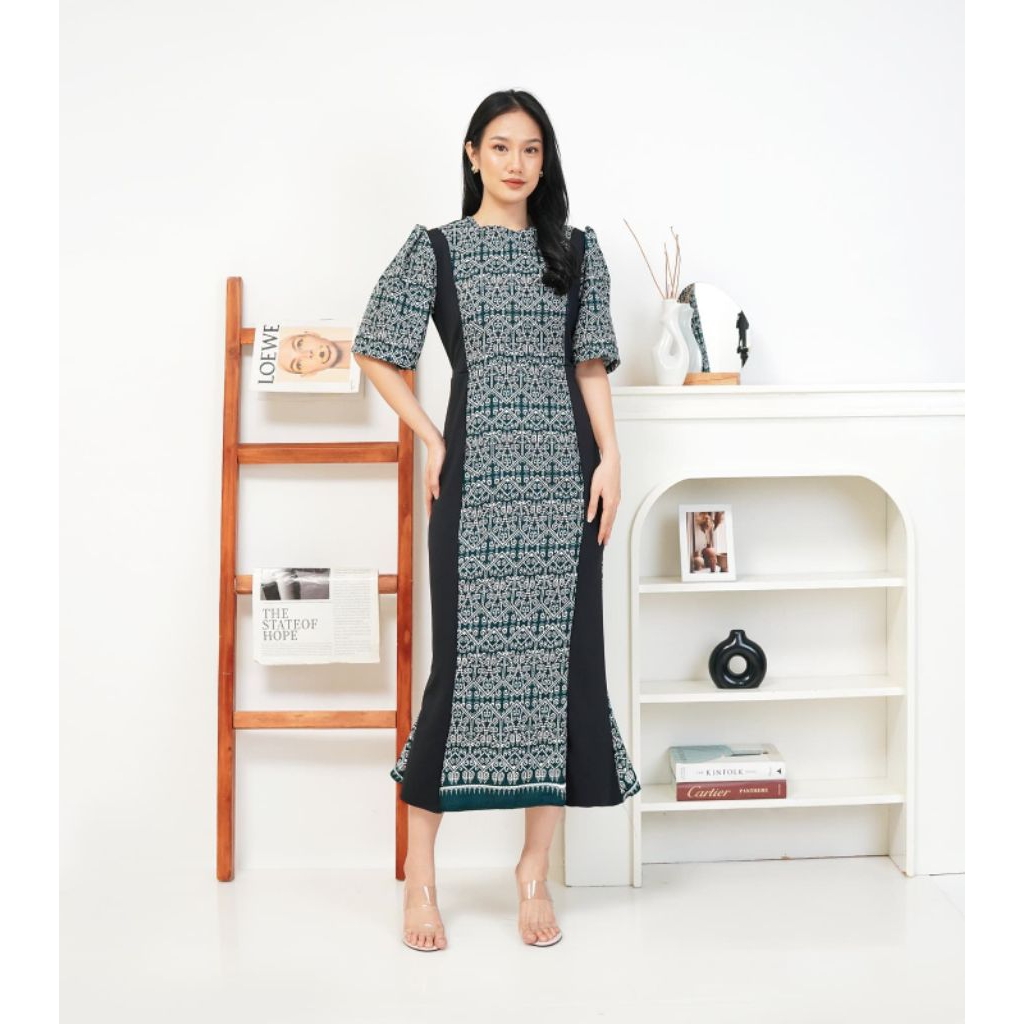 Jual Dress Batik Motif Dayak Khas Kalimantan Barat | Shopee Indonesia