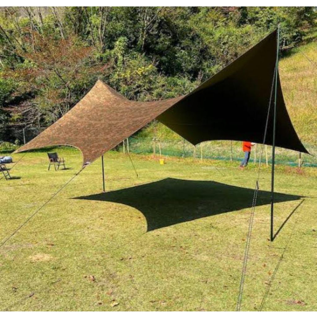 Jual Flysheet hexagonal 450 x 600cm bigs mount - flysheet hexagonal ...