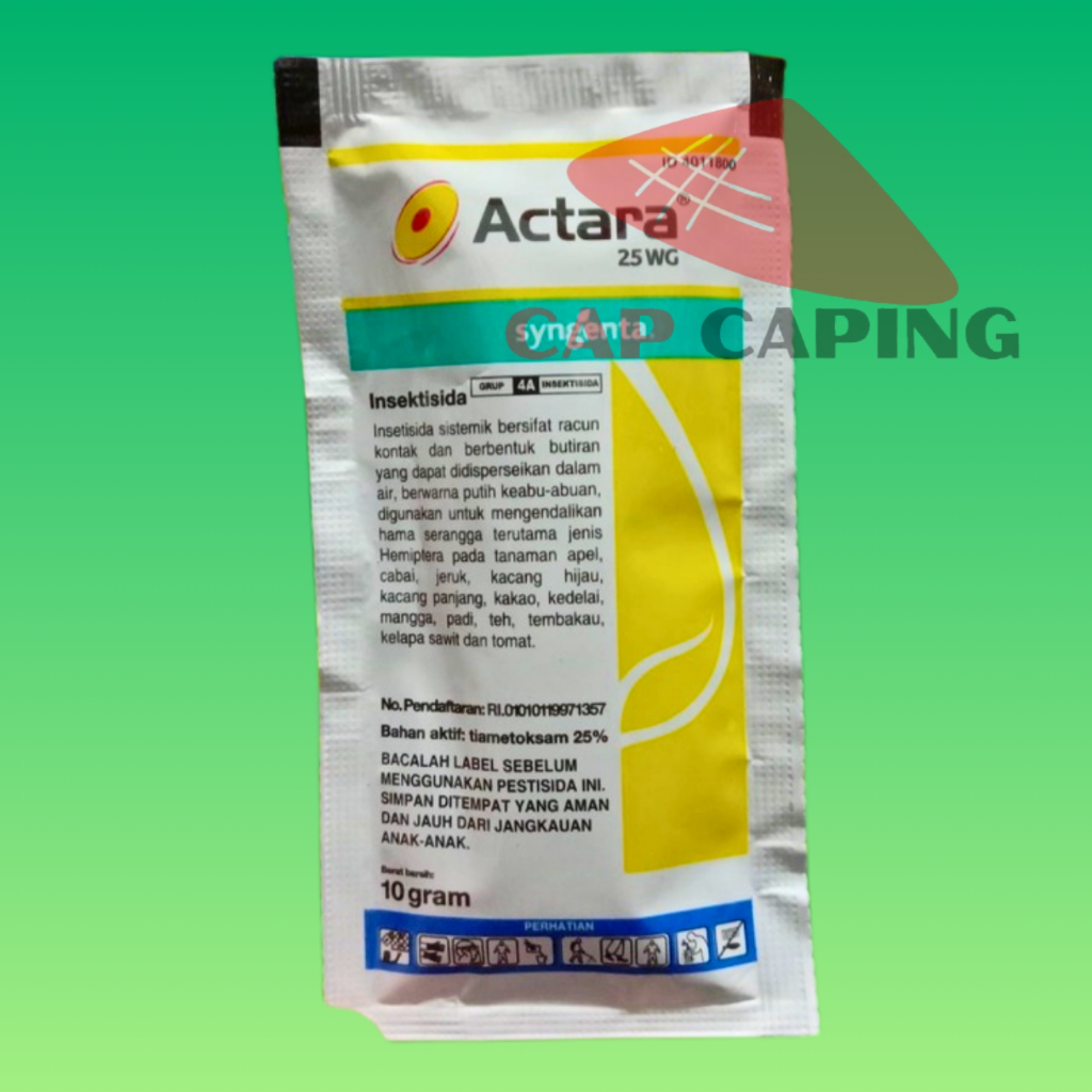 Jual ACTARA 25 WG INSEKTISIDA PENGENDALI HAMA 10 GRAM | AKTARA | Shopee ...