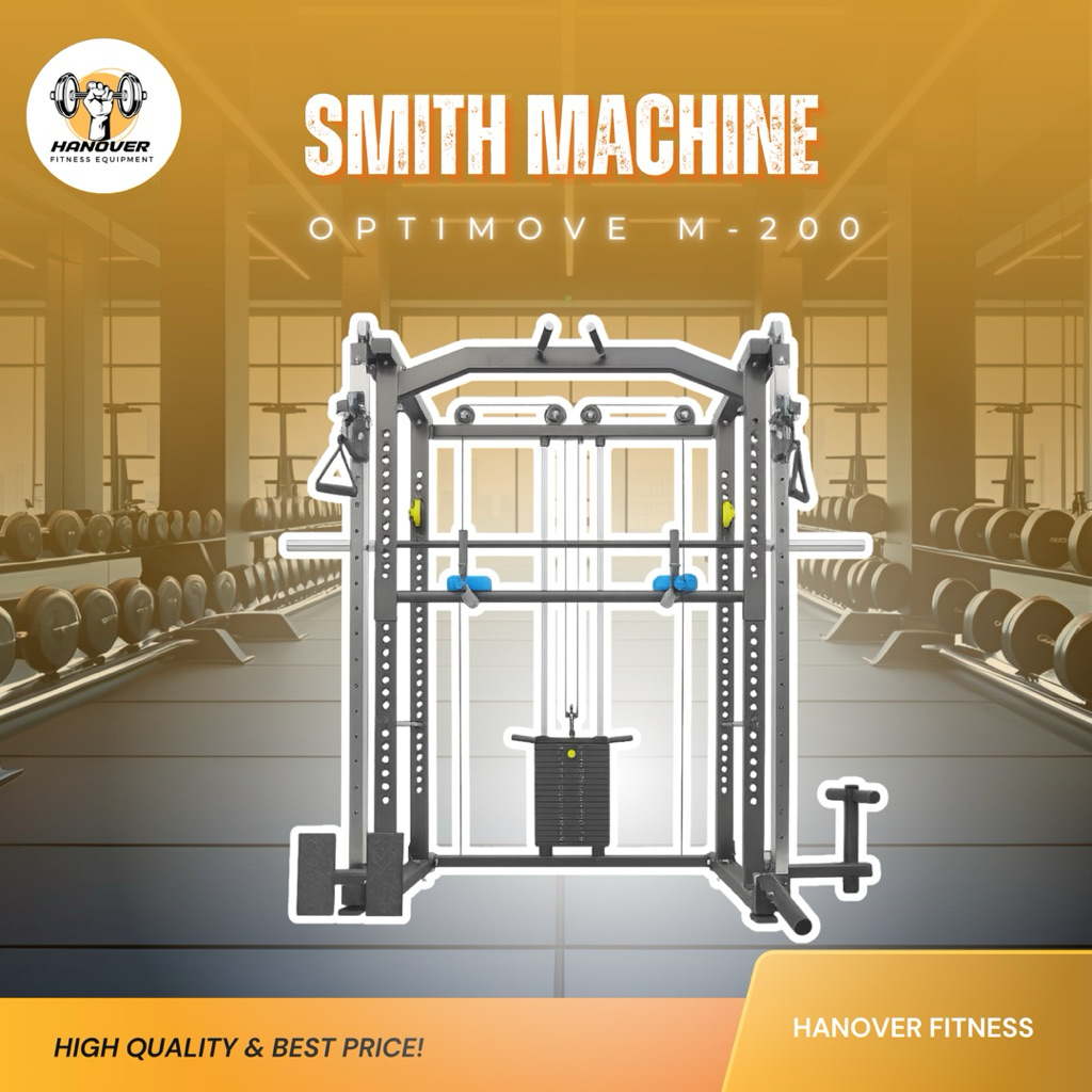 Jual HANOVER FITNESS | smith machine optimove m200 alat fitness ...