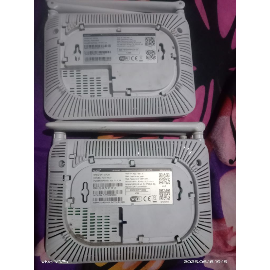 Jual fiberhome HG6145D2 2 unit lengkap adaptor | Shopee Indonesia