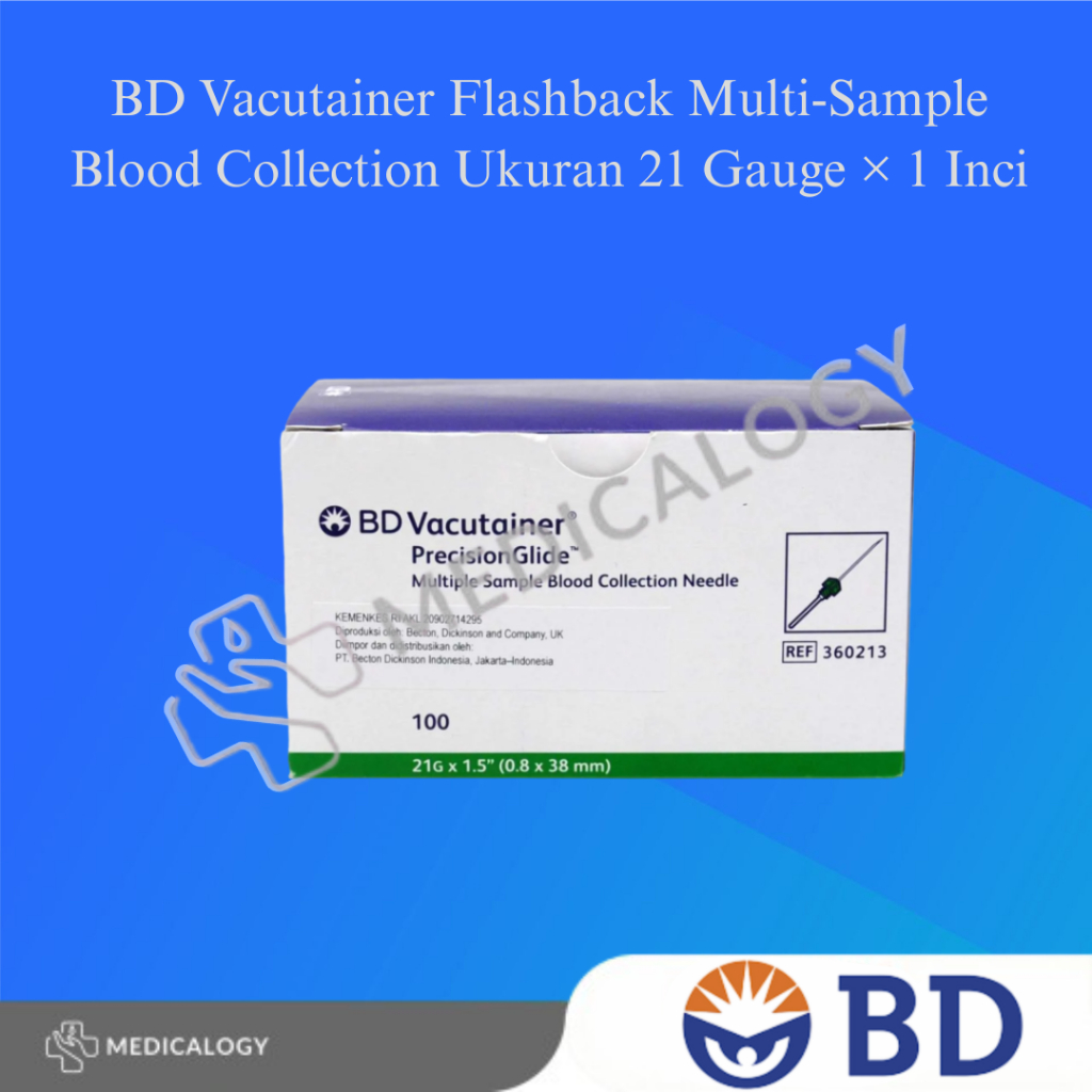 Jual BD Vacutainer Flashback Multi-Sample Blood Collection Ukuran 21 ...