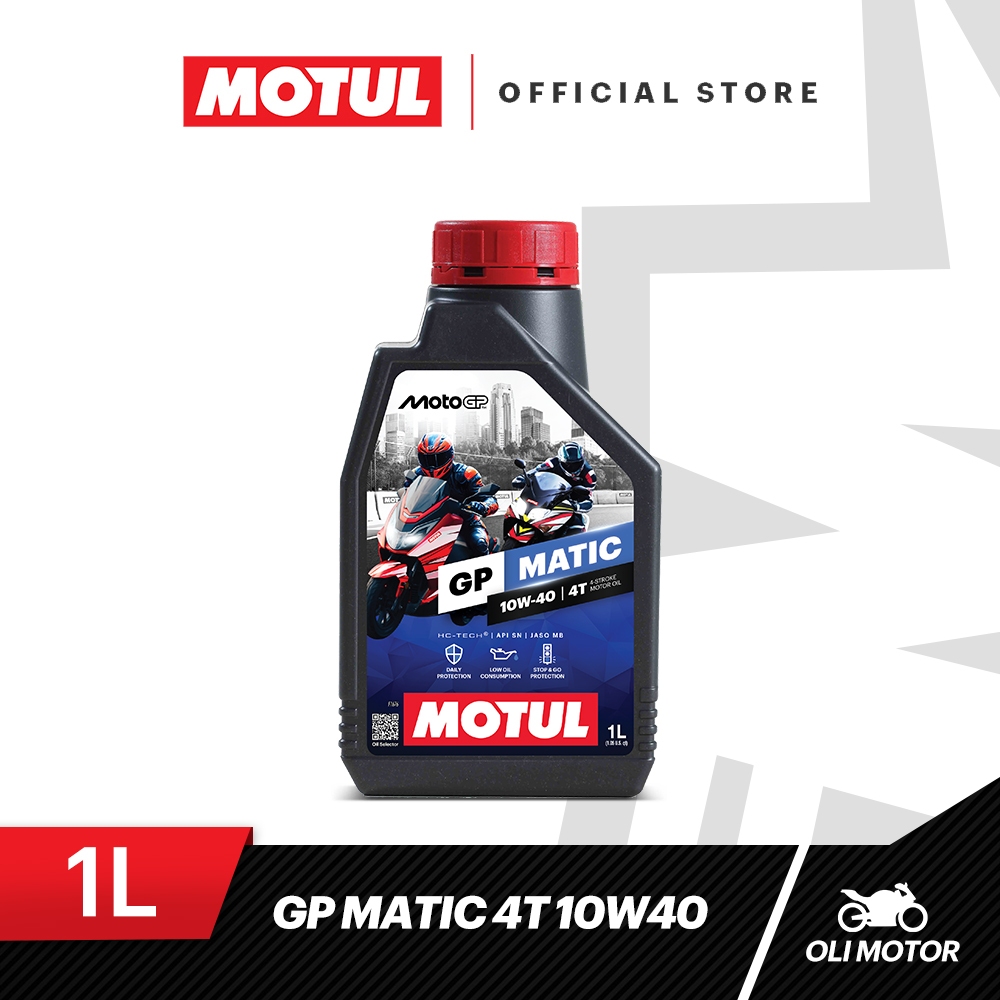 Jual Oli Motor Motul GP MATIC 4T 10W40 1L II | Shopee Indonesia