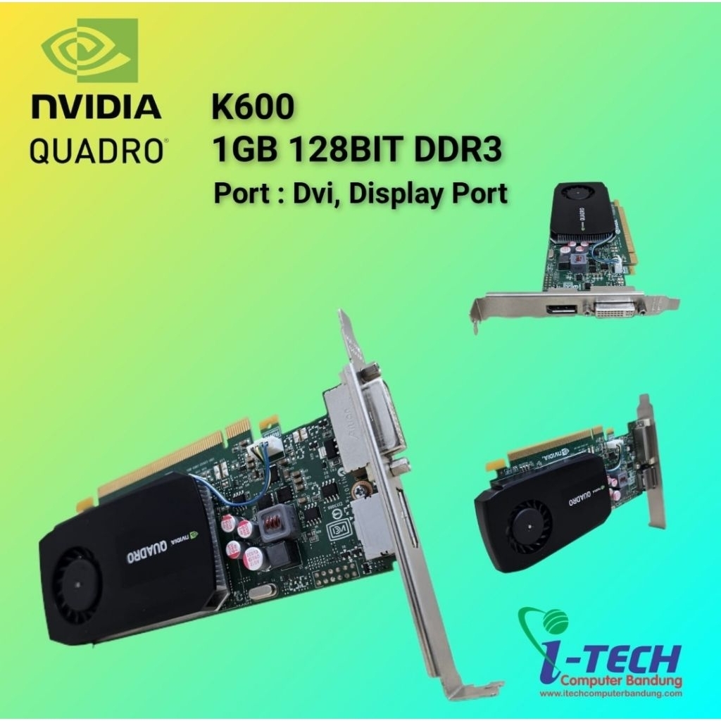 Jual VGA CARD NVIDIA QUADRO K600 1GB 128BIT DDR3 | Shopee Indonesia