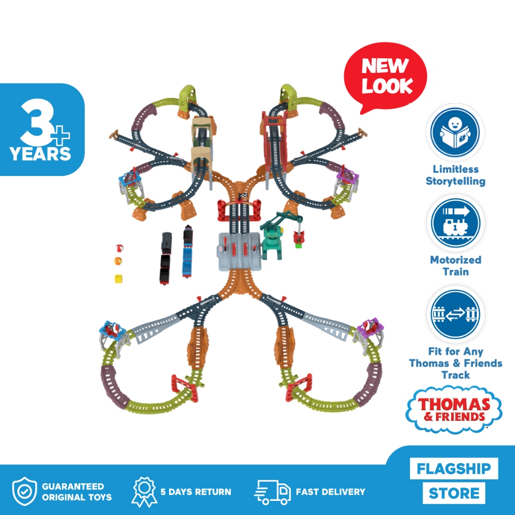 Jual NEW LOOK Thomas & Friends Thomas & Diesel Raceway Instructions ...