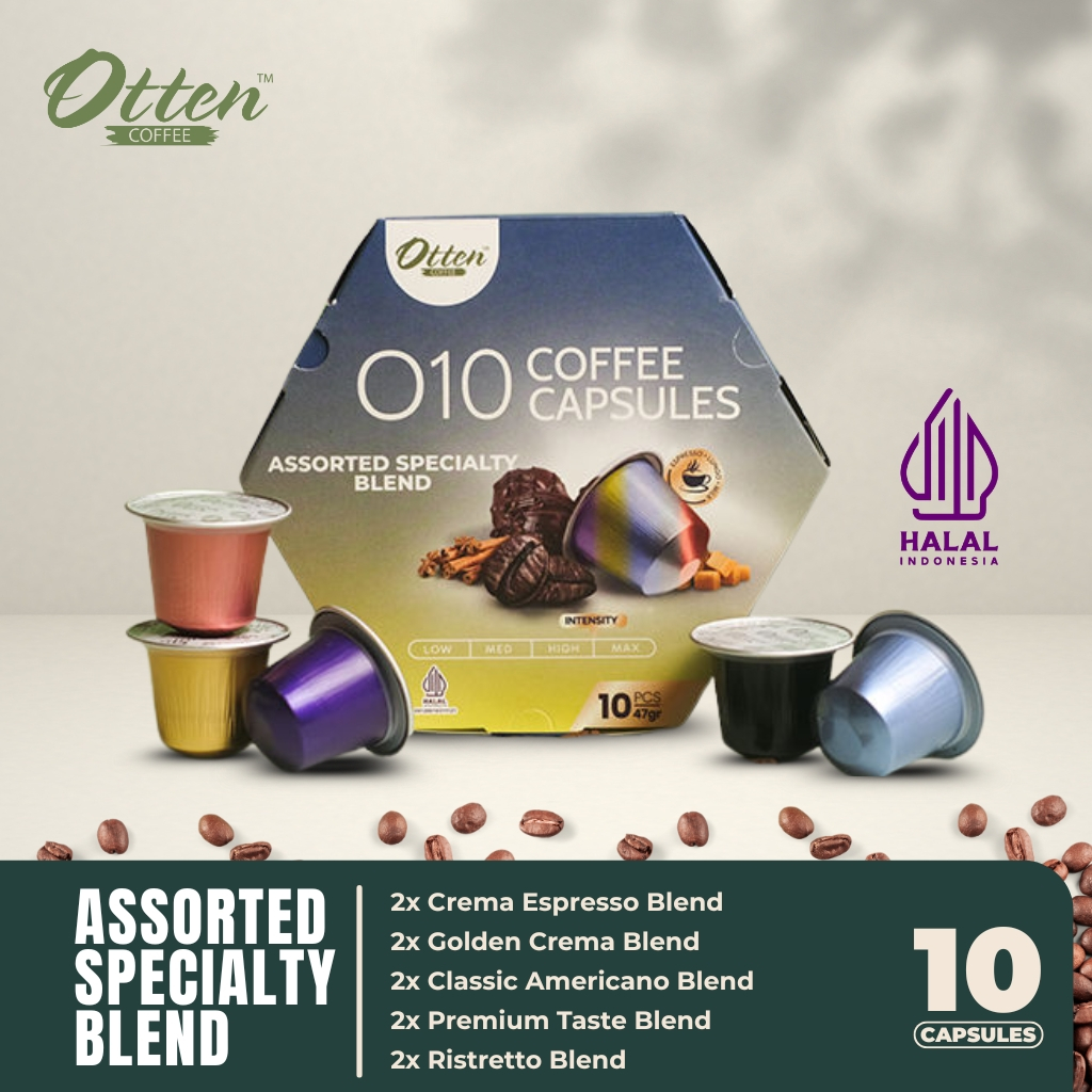 Jual Kopi Kapsul - O10 Assorted Specialty Blend Coffee Capsule | Kapsul ...