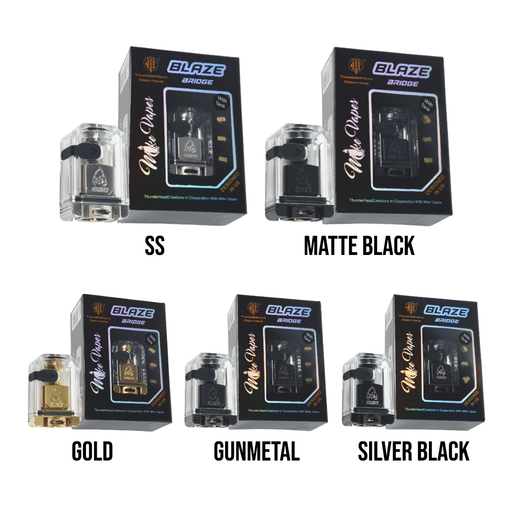 Jual Atomizer RBA Blaze Bridge with Tank Authentic By Thunder Head ...