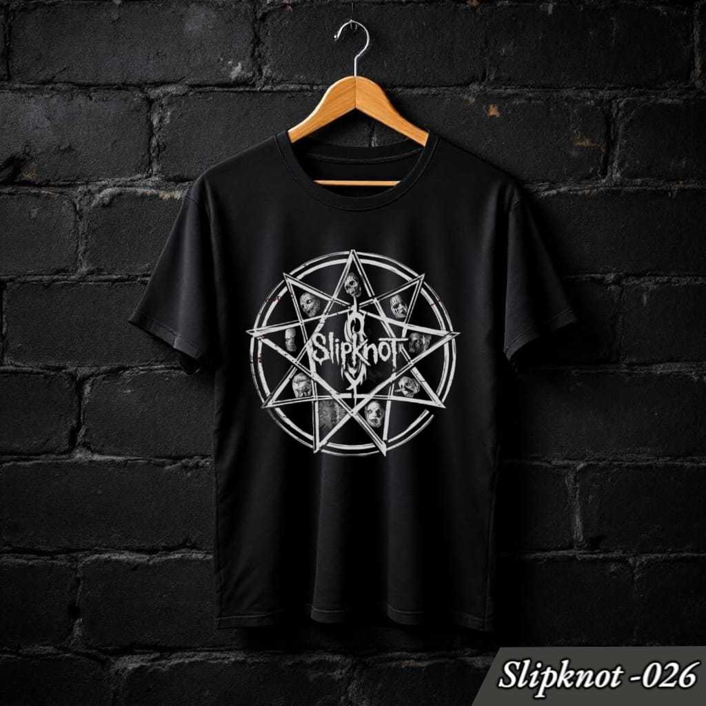 Jual Baju Kaos Musik Band Slipknot - Baju Kaos Pria Kain Katun Premium ...