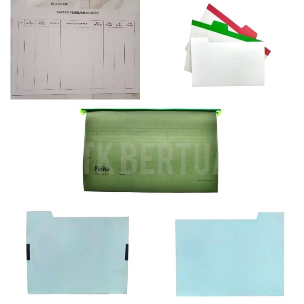 Jual HANGING FILE FOLDER GUIDE HANG MAP GANTUNG MAP ARSIP SEKAT ARSIP ...