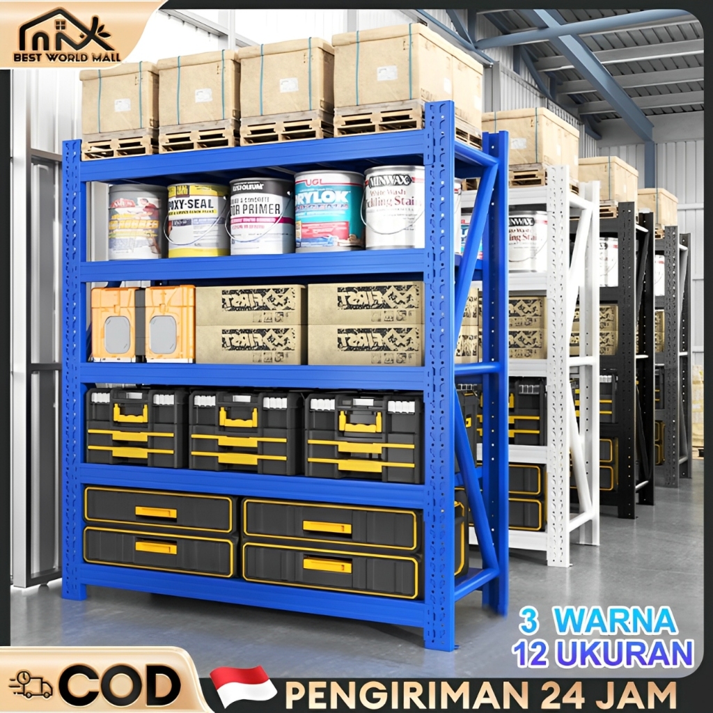 Jual Rak Besi Susun Rak Susun 4 Tingkat Rak Besi Siku 5 Susun Rak ...