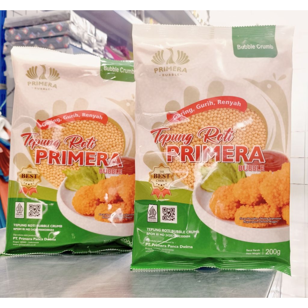 Jual Primera Bubble Crumbs 200gr/Tepung Roti Nugget/Panir Bubble/Tepung ...